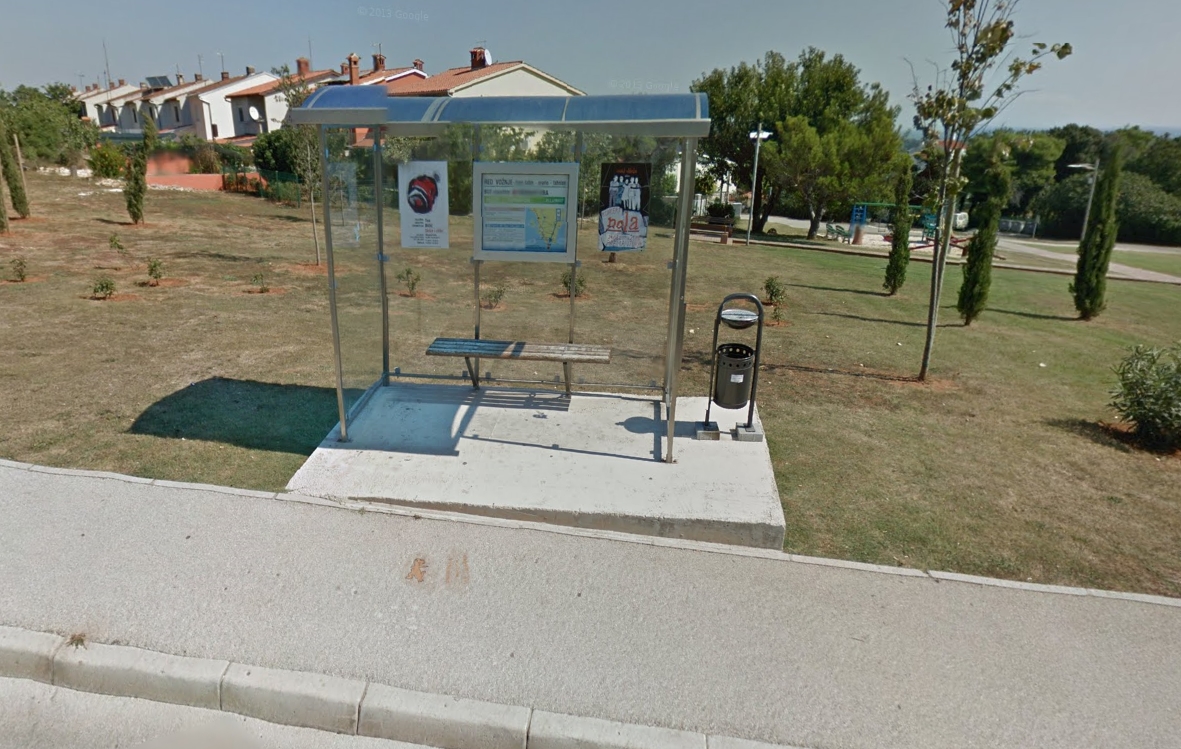 Bus station Premantura entrance | Premantura